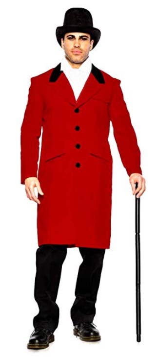 Adult Red Showman Jacket - Candy Apple Costumes - Dr. Seuss Costumes