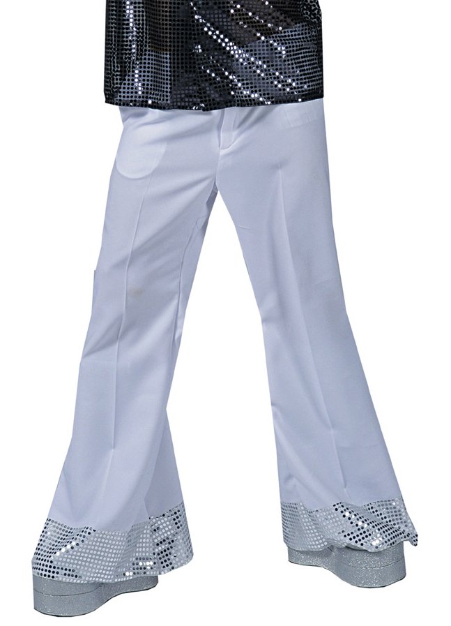 Adult Silver Stardust Sequin Disco Pants - Candy Apple Costumes - 60's ...