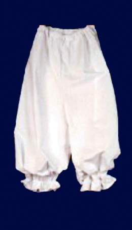 Costume Bloomers Long White - Candy Apple Costumes