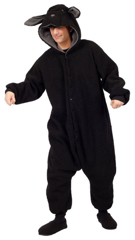 Adult Wooly the Black Sheep Funsies Costume - Candy Apple Costumes ...