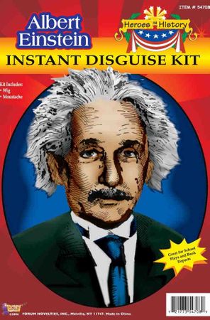 Albert Einstein Costume Kit - Candy Apple Costumes - Men's Wigs