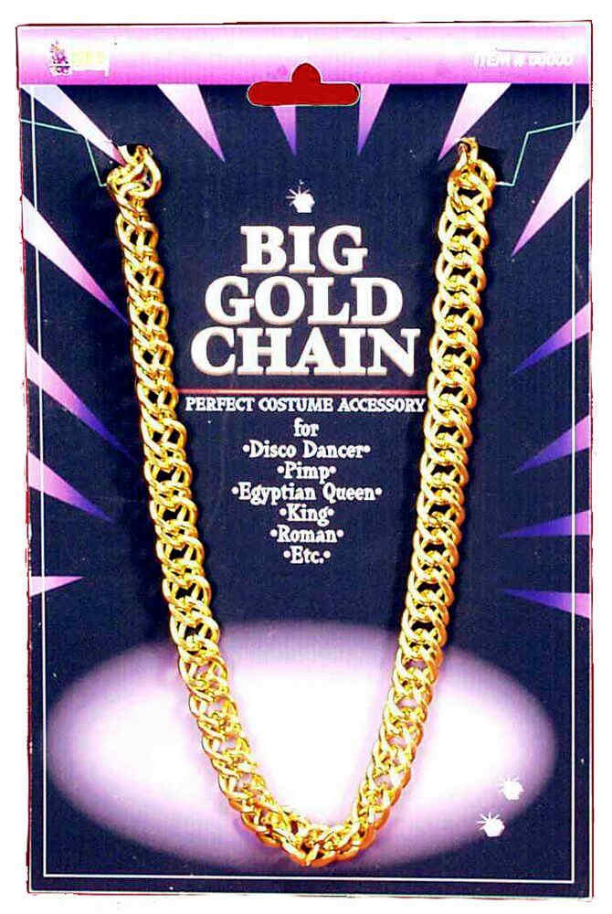 Big Gold Chain - Candy Apple Costumes - 60's Costumes