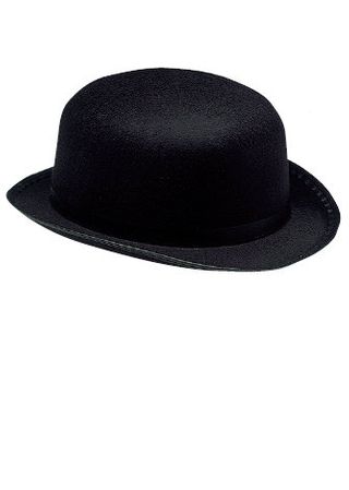 Black Permafelt Bowler Hat - Adult or Child - Candy Apple Costumes ...