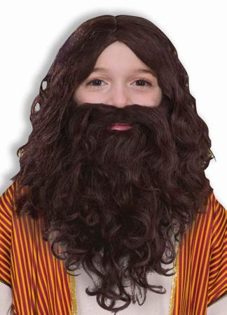 Child's Biblical Wig and Beard - Candy Apple Costumes - Beards & Mustaches