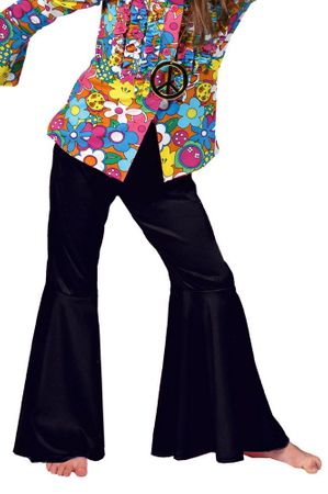 Kids' Black Hippie Bell Bottoms- Candy Apple Costumes