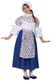 Child's Blue Floral Colonial Girl Costume - Candy Apple Costumes ...