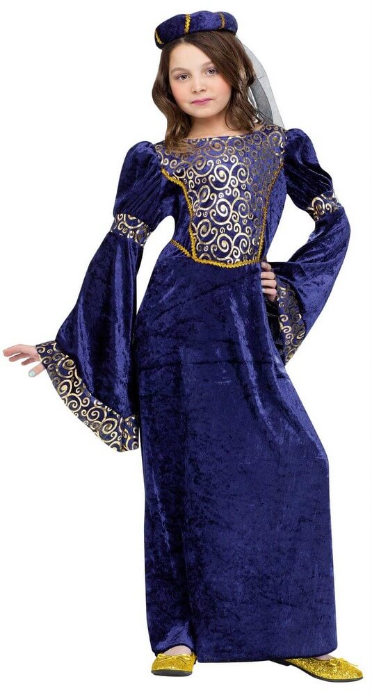 Child's Blue Maiden Costume - CandyAppleCostumes.com