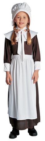 Child's Colonial Girl Costume - Candy Apple Costumes - Heroes in History