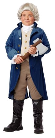 Child's Founding Father Costume - George Washington, Thomas Jefferson ...