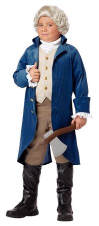 Child's Founding Father Costume - George Washington, Thomas Jefferson ...