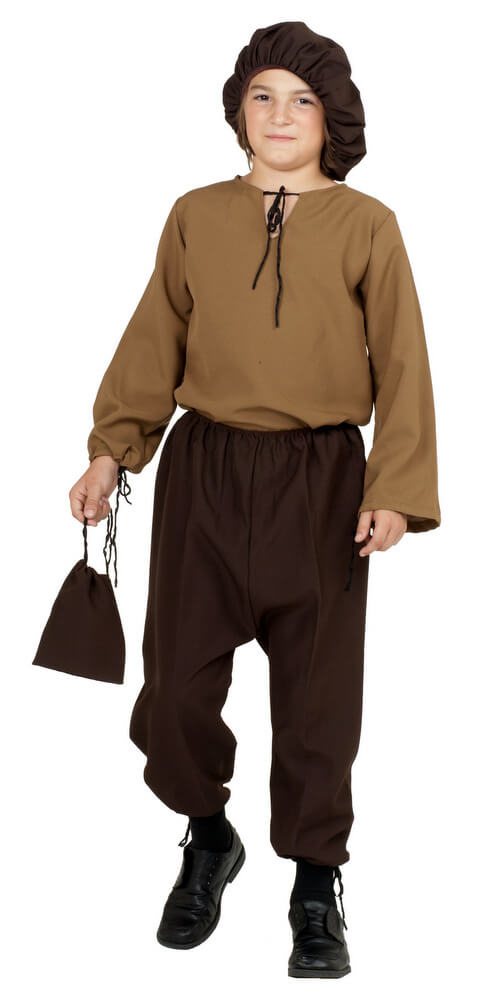 Child's Renaissance Peasant Boy Costume - Candy Apple Costumes ...
