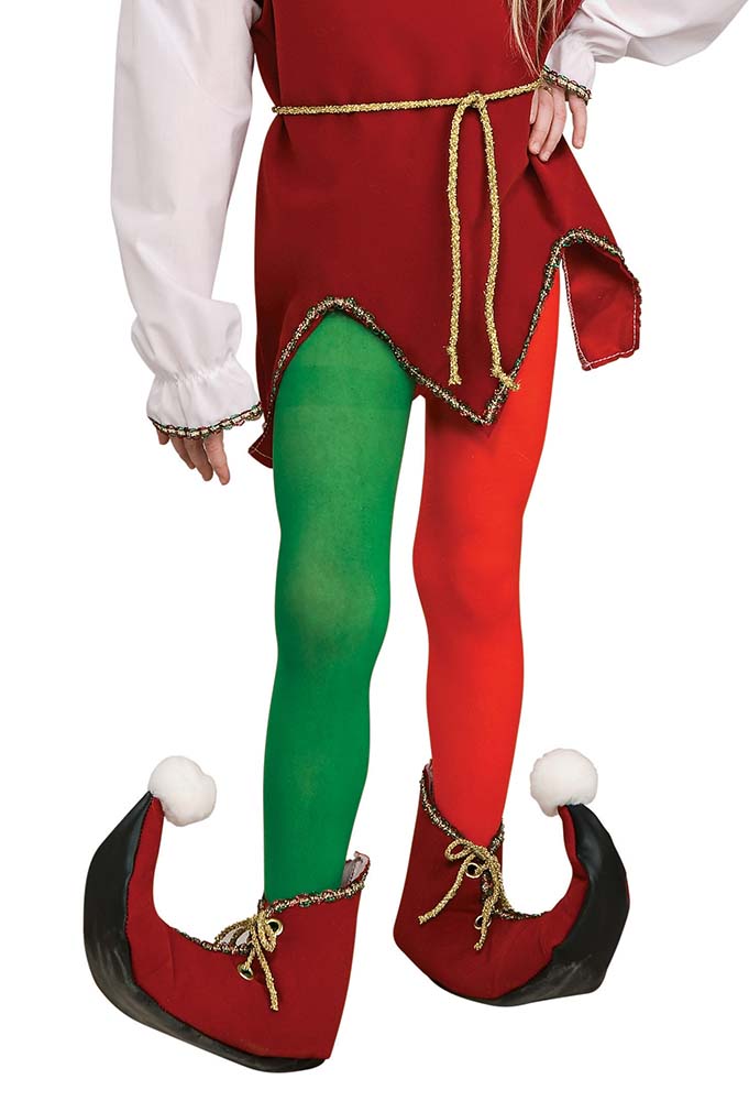 Children's Red/Green Elf Tights - Candy Apple Costumes - Fairy and ...