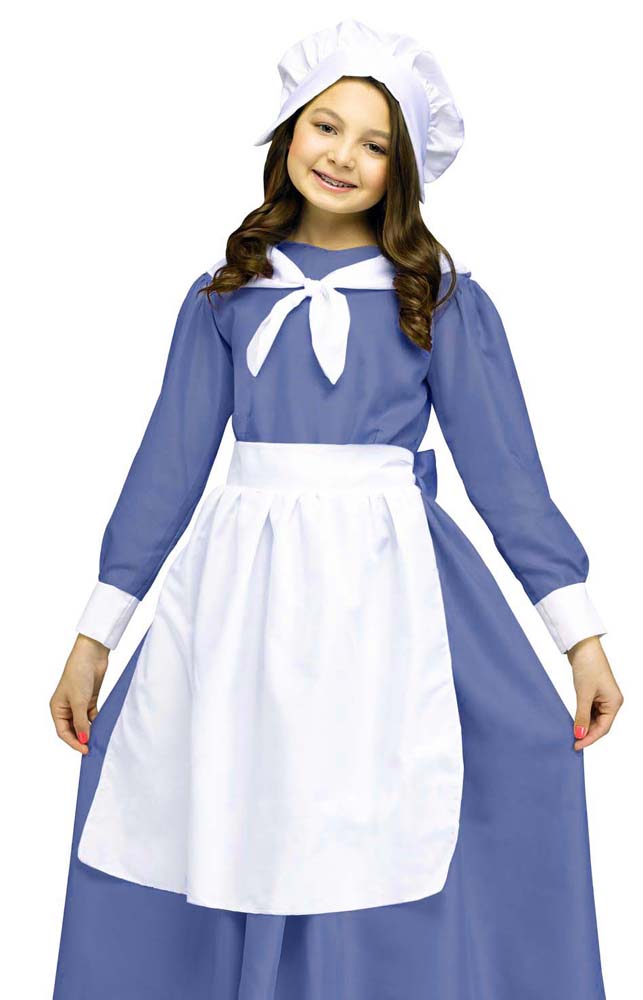 Child's Pilgrim Bonnet and Apron Set - Candy Apple Costumes - Wild West ...