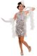 Child's Silver Dazzling Flapper Dress Costume - Candy Apple Costumes ...