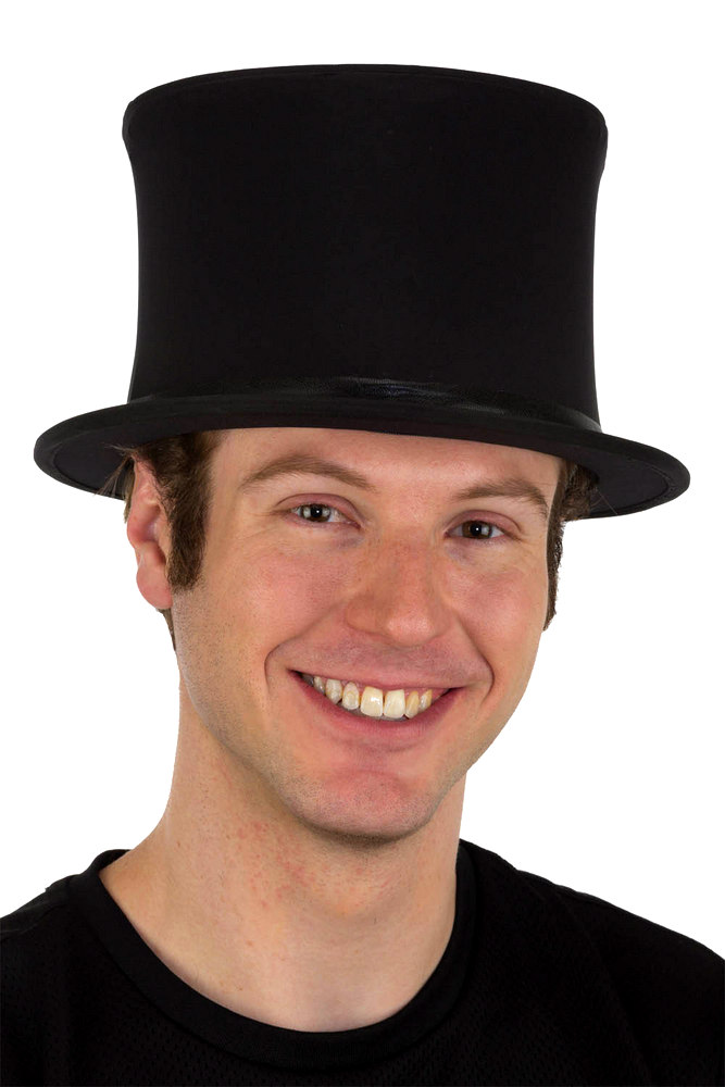 Collapsable Black Top Hat - Candy Apple Costumes - Heroes in History