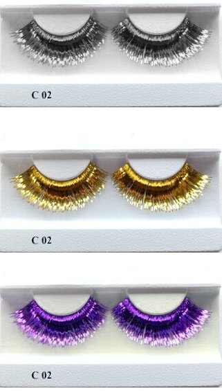 Colorful and Metallic Eyelashes - More Colors - Candy Apple Costumes ...