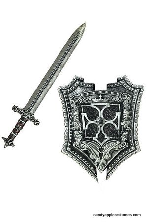 Crusader Knight Shield and Sword Set - Candy Apple Costumes - Castles ...