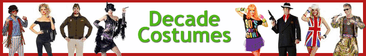 Decade Costumes, 20th Century - CandyAppleCostumes.com