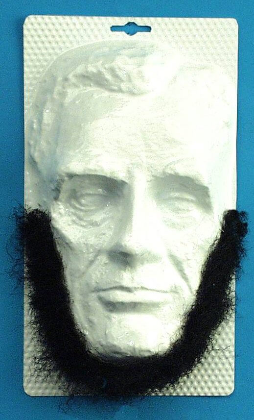 Deluxe Adult Abraham Lincoln Beard - President Costumes - Colonial Costumes