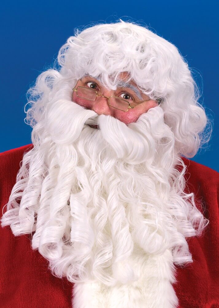 Deluxe Santa Wig and Beard - Candy Apple Costumes - Beards & Mustaches