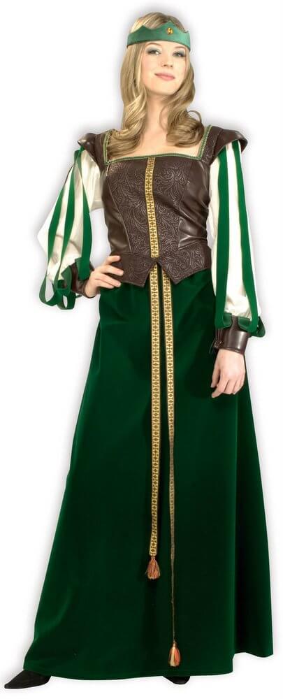Designer Adult Maid Marian Costume - Candy Apple Costumes - Colonial ...