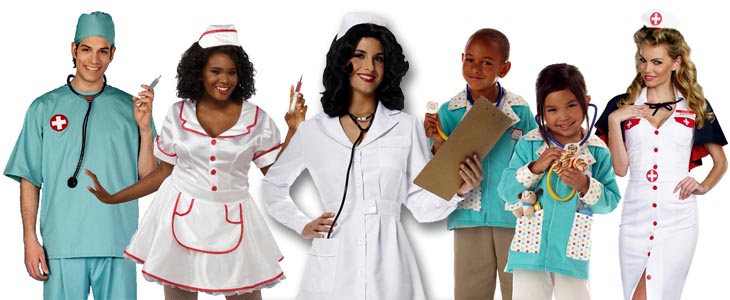 Doctor and Nurse Costumes - CandyAppleCostumes.com