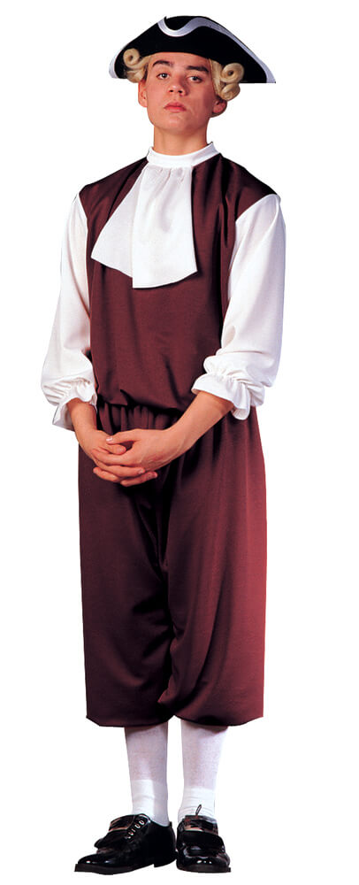 Economy Adult Colonial Man Costume - Candy Apple Costumes - Colonial ...