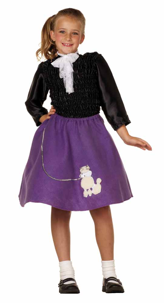 Economy Child's Poodle Skirt - More Colors - Candy Apple Costumes - 50 ...