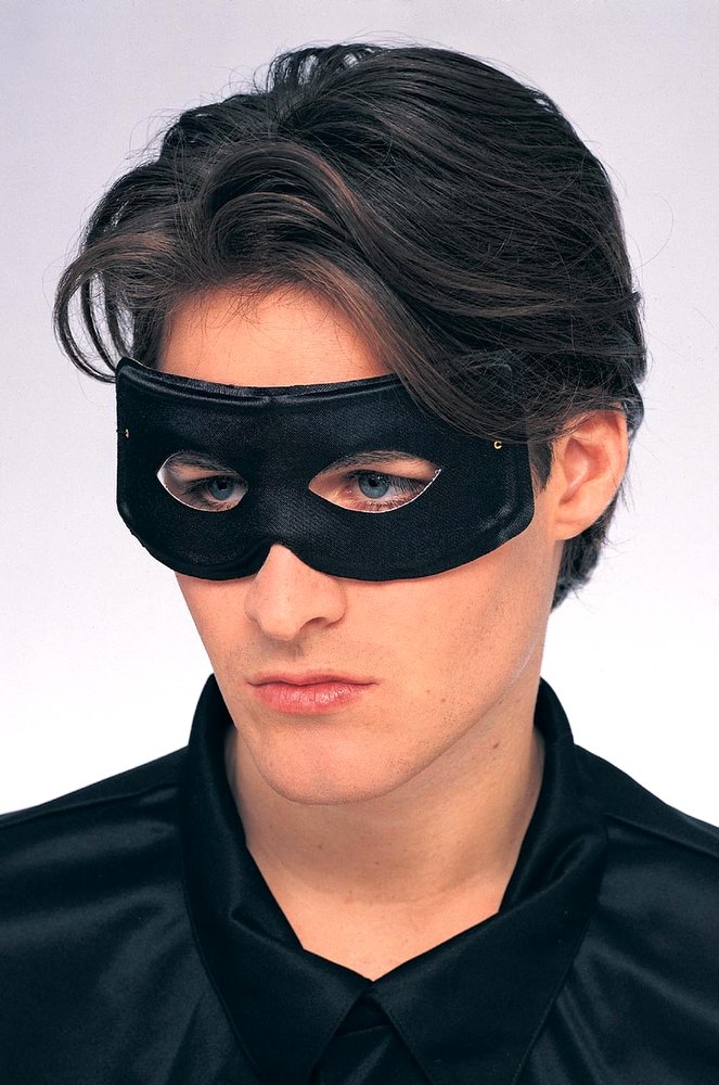 El Bandito Black Mask - Candy Apple Costumes - Mardi Gras Costumes