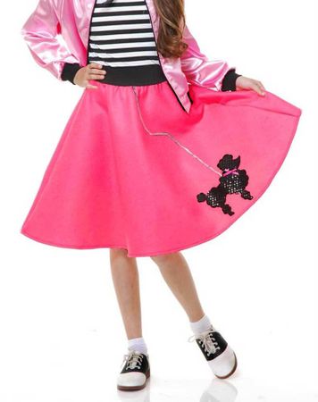 Child's Poodle Skirt - More Colors - Candy Apple Costumes - 50's Costumes