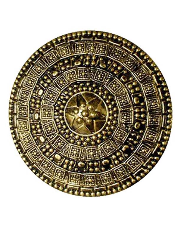 Gold/Black Roman Shield - Candy Apple Costumes - Men's Toga Costumes