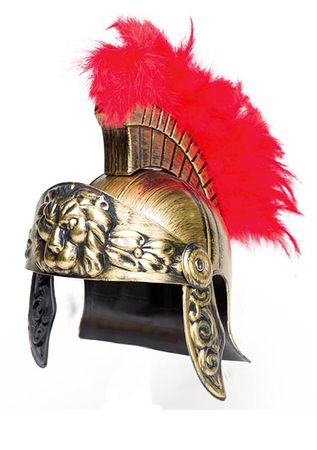 Gold Feathered Roman Helmet - Candy Apple Costumes - Easter Costumes