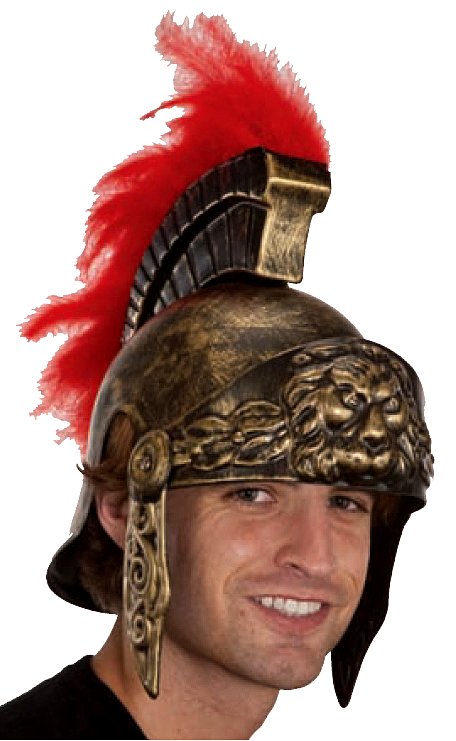 Gold Feathered Roman Helmet - Candy Apple Costumes - Easter Costumes