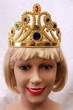 Deluxe Theatrical Gold Metal Queen Crown - Candy Apple Costumes - Pop ...