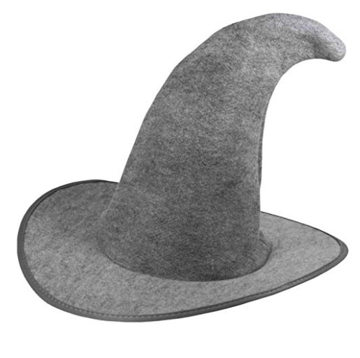 Gray Felt Wizard Hat - Candy Apple Costumes - Witch & Wizard Costumes