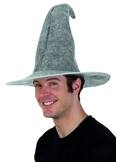 Gray Felt Wizard Hat - Candy Apple Costumes - Witch & Wizard Costumes