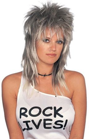 Long Unisex Mixed Blonde Rocker Wig - Candy Apple Costumes - Celebrity ...