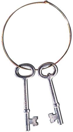 Metal Jailer Keys - Candy Apple Costumes