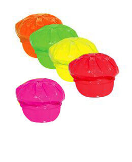 Neon Retro Vinyl Hat - Candy Apple Costumes - Women's 80s Costumes