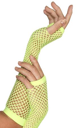 Colorful Fingerless Fishnet Arm Warmers - Candy Apple Costumes - Women ...