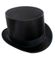 Permasilk Black Top Hat - CandyAppleCostumes.com