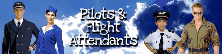 Pilot and Flight Attendant Costumes & Accessories