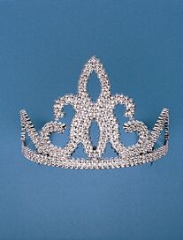 Plastic Princess Tiara - Silver or Gold - Candy Apple Costumes - Pop ...