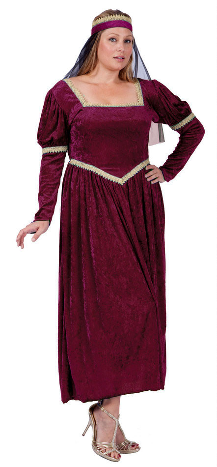Plus Size Adult Renaissance Princess Costume - More Colors - Candy ...
