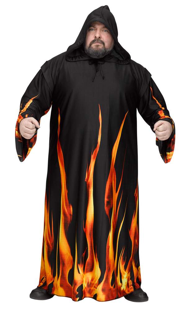 Plus Size Burning Robe Costume - Candy Apple Costumes - 3X and 4X Costumes