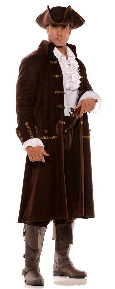 Adult Captain Barrett Colonial Pirate Costume - Candy Apple Costumes ...