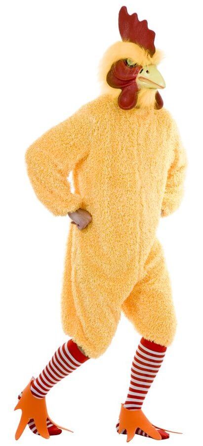 Plus Size Deluxe Yellow Rocking Rooster Costume With Mask - Candy Apple ...