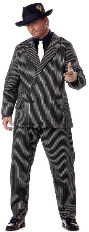 Mafia Mobster Costume (Plus Size) - Candy Apple Costumes - 3X and 4X ...