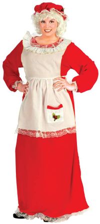 Plus Size Mrs. Claus Costume - SantaCon Costumes