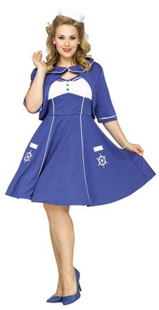 Plus Size Women's Sweet Sailin' Costume - Candy Apple Costumes - 3X and ...